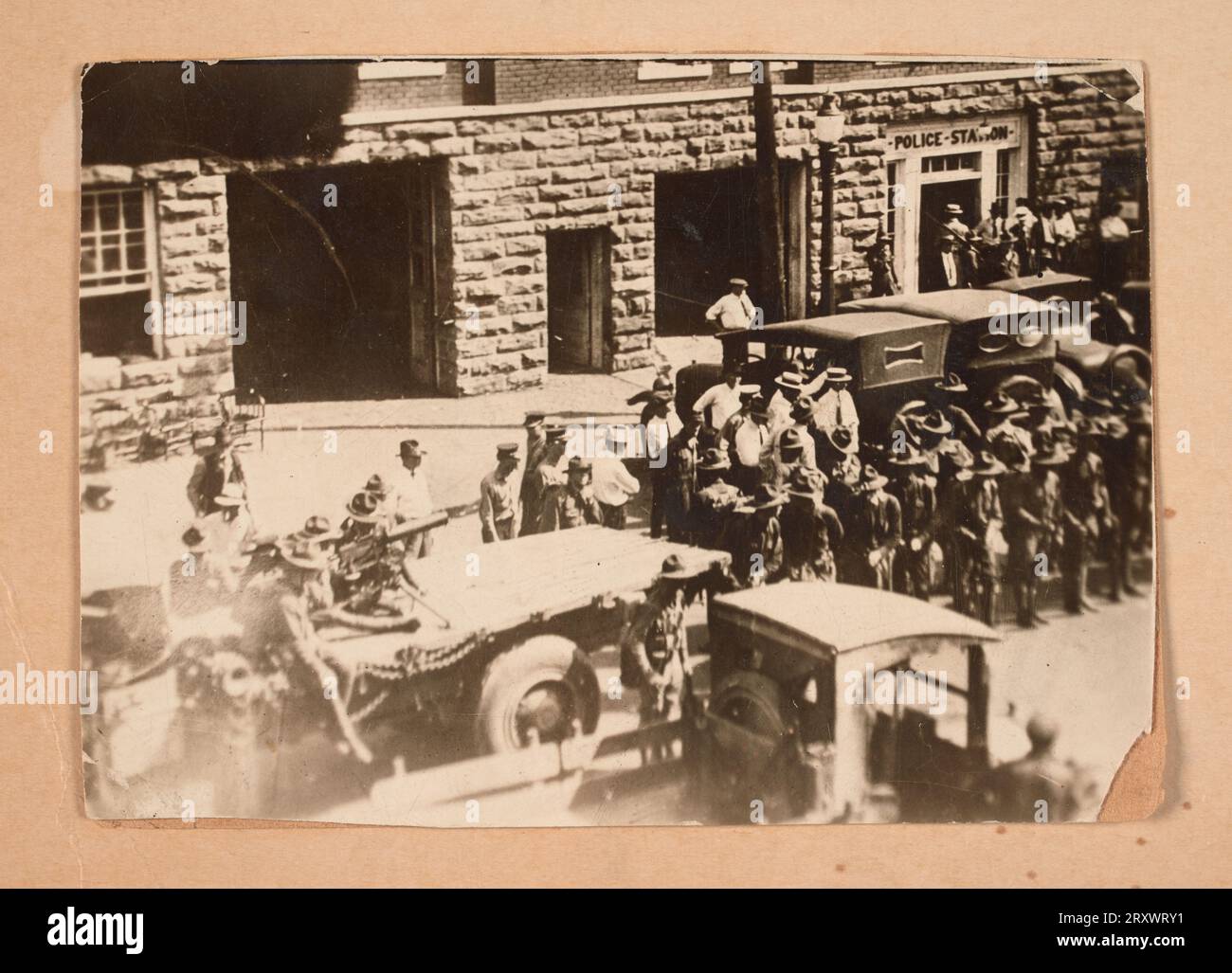 Photograph of the Oklahoma National Guard during the Tulsa Race ...