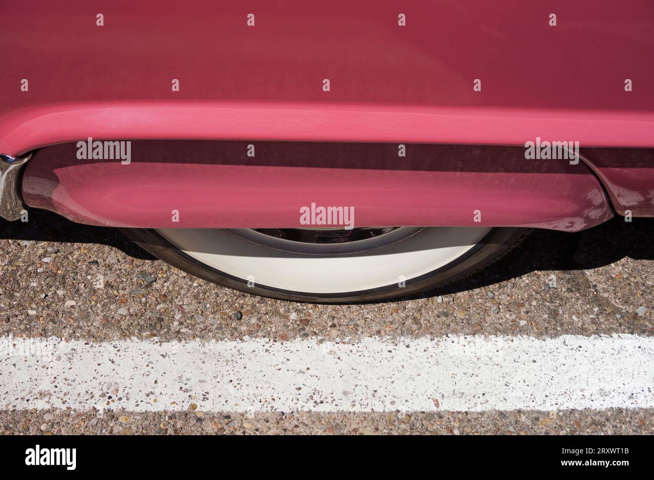 classic car with wheel cover Stock Photo - Alamy