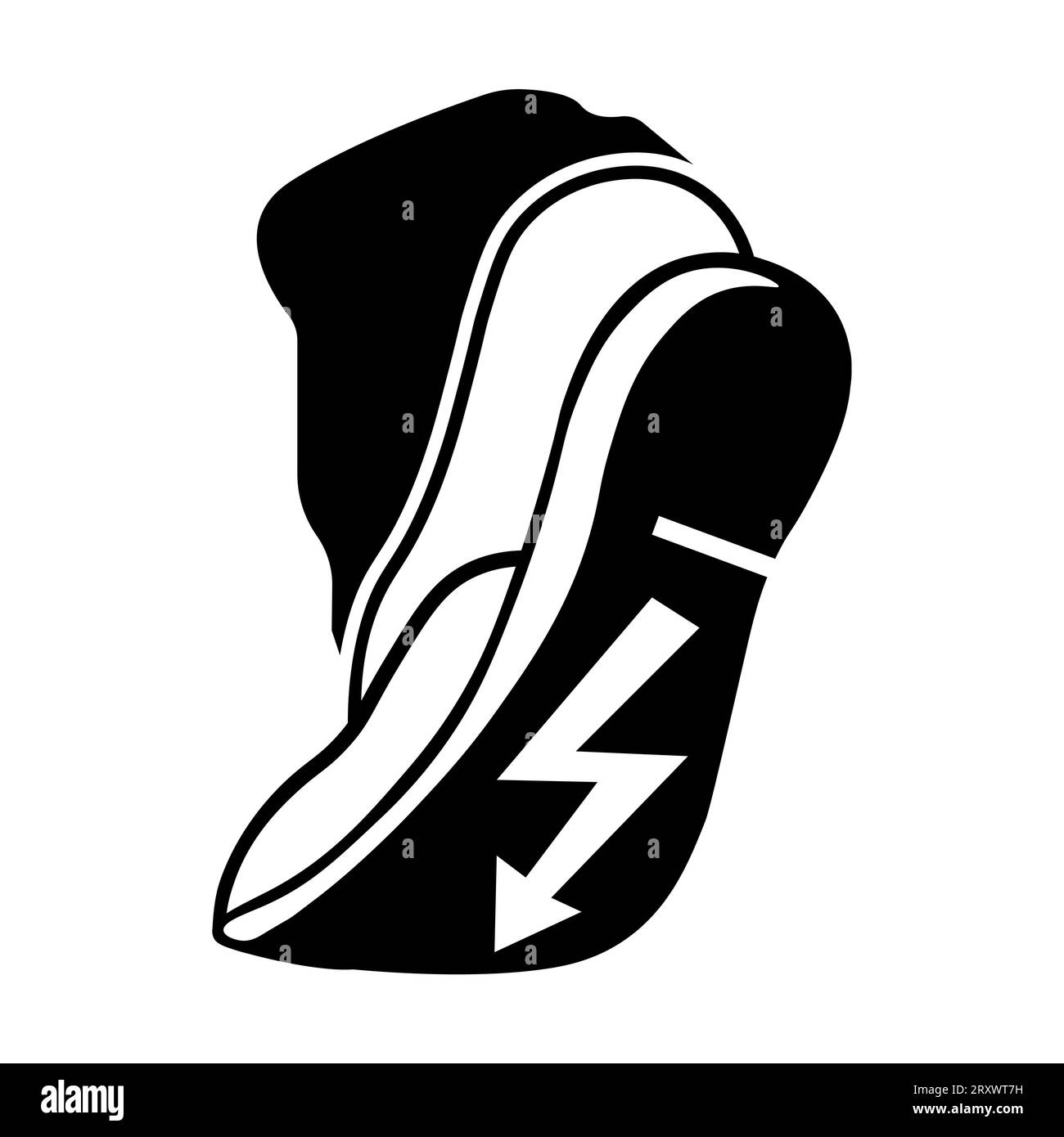 Caution Sign Use Anti Static Footwear Symbol Stock Vector Image And Art Alamy