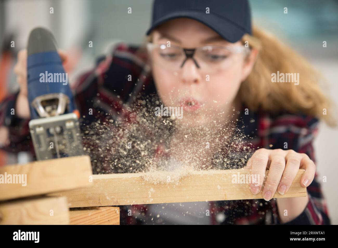 Blowing off dust hi-res stock photography and images - Alamy