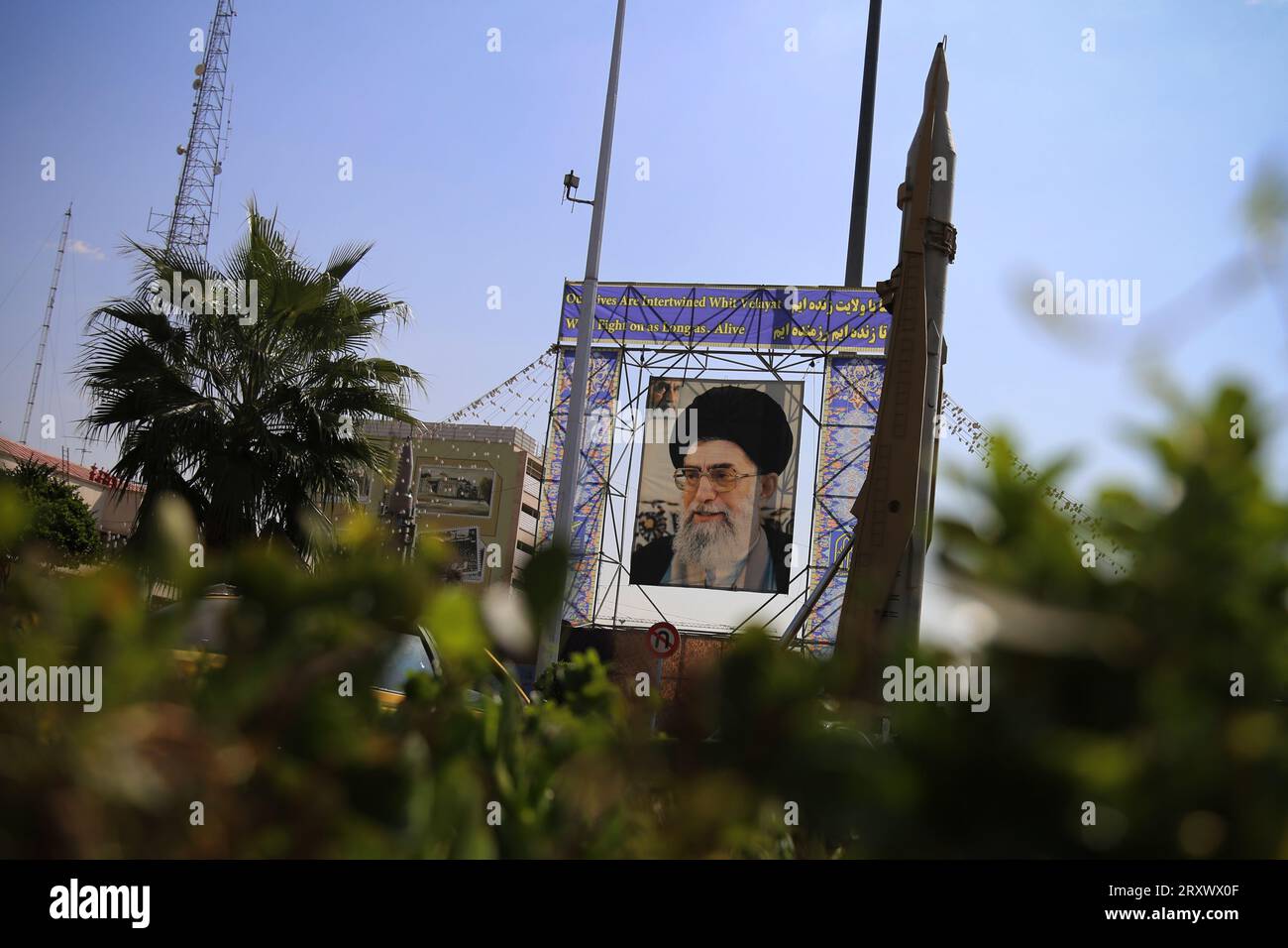 September 26, 2023, Tehran, Iran: An Iranian Sejjil solid-fueled medium ...