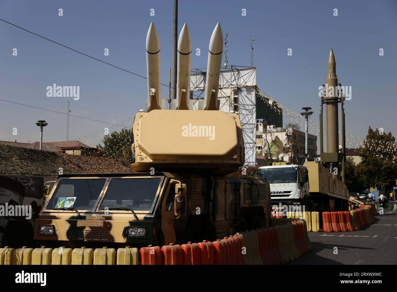September 26, 2023, Tehran, Iran: An Iranian surface-to-surface missile ...
