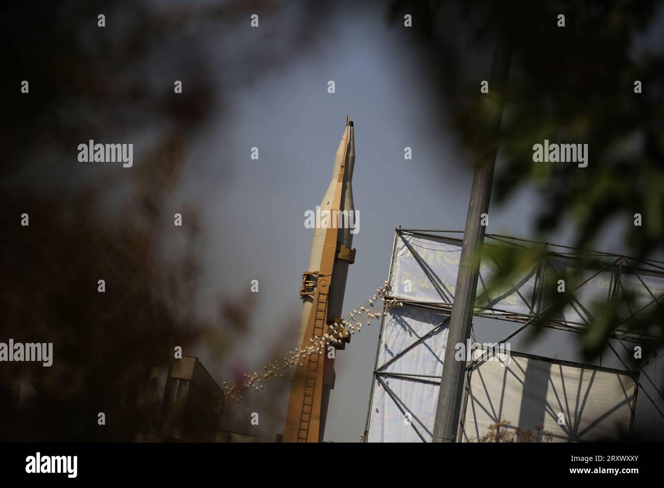 September 26, 2023, Tehran, Iran: An Iranian Sejjil solid-fueled medium ...