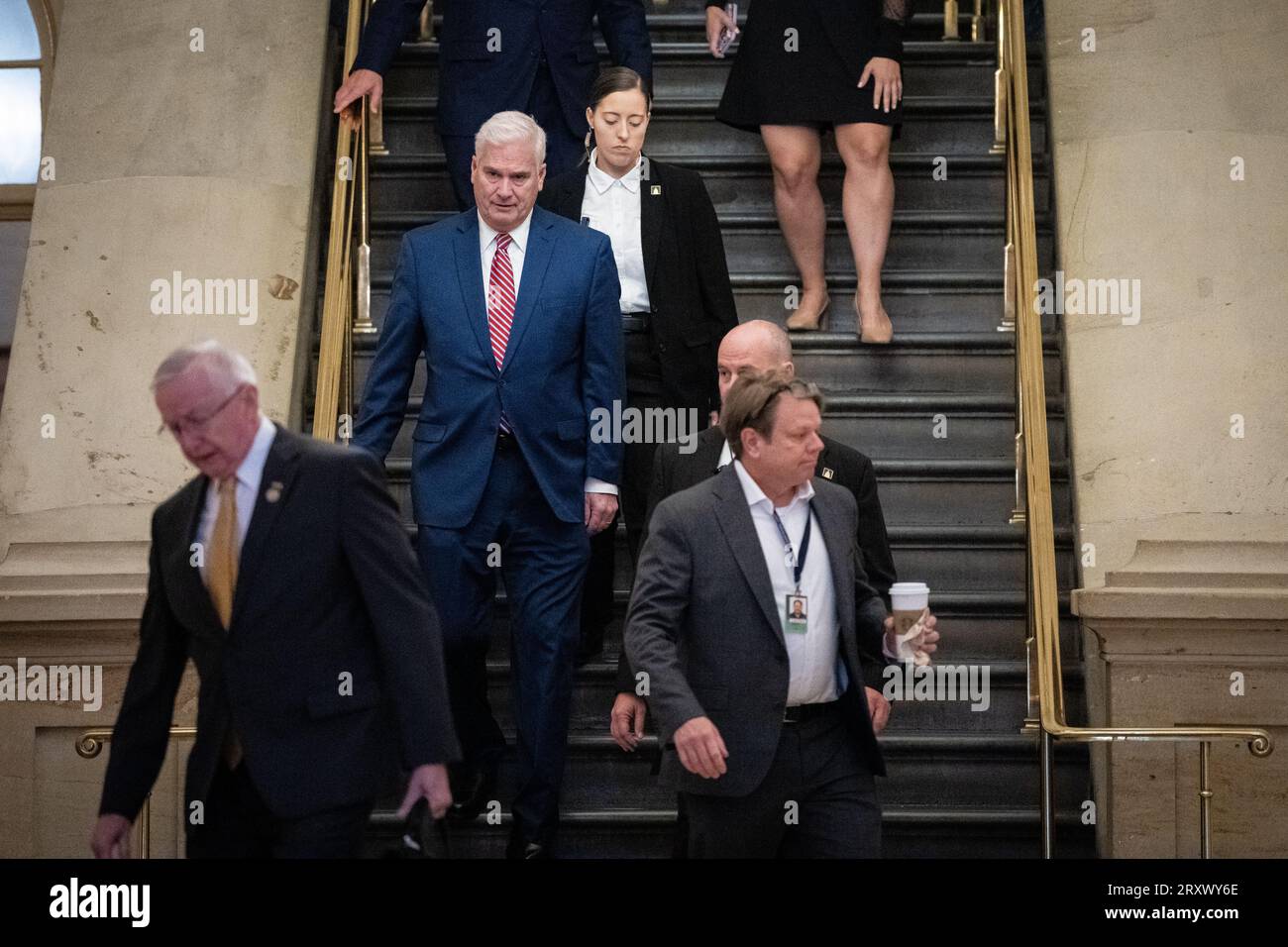 Representative Doug Emmer (R-MN) arrives for a House Republican meeting ...
