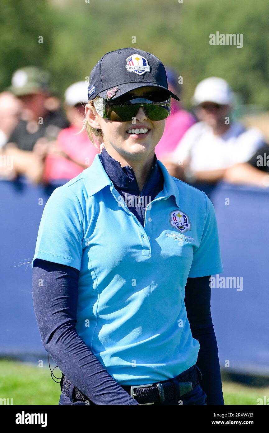 Kathryn Newton during the Ryder Cup 2023 at Marco Simone Golf & Country ...