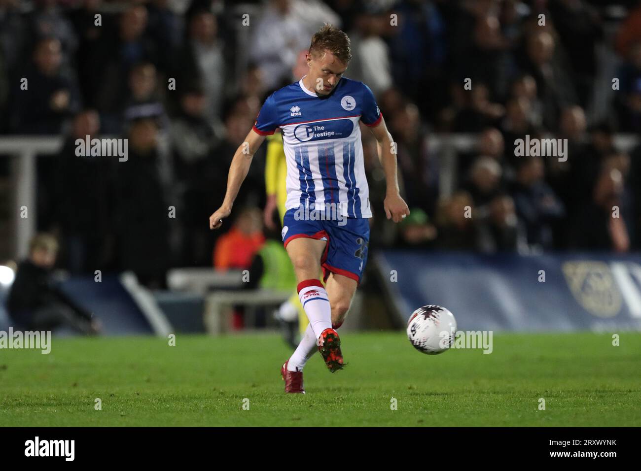 Luke Hendrie of Hartlepool United during the Vanarama National League ...
