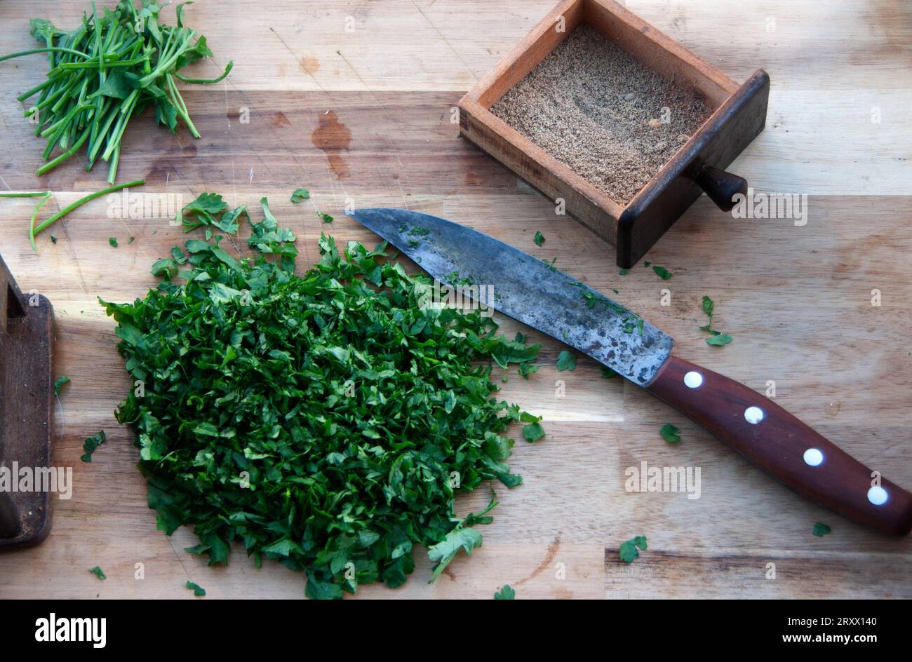 Medieval knife food hi-res stock photography and images - Alamy