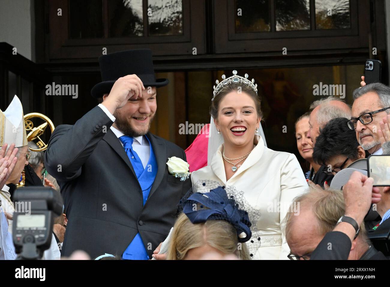 Maria Teresita Prinzessin von Sachsen und ihr Mann Graf Beryl Alexandre ...