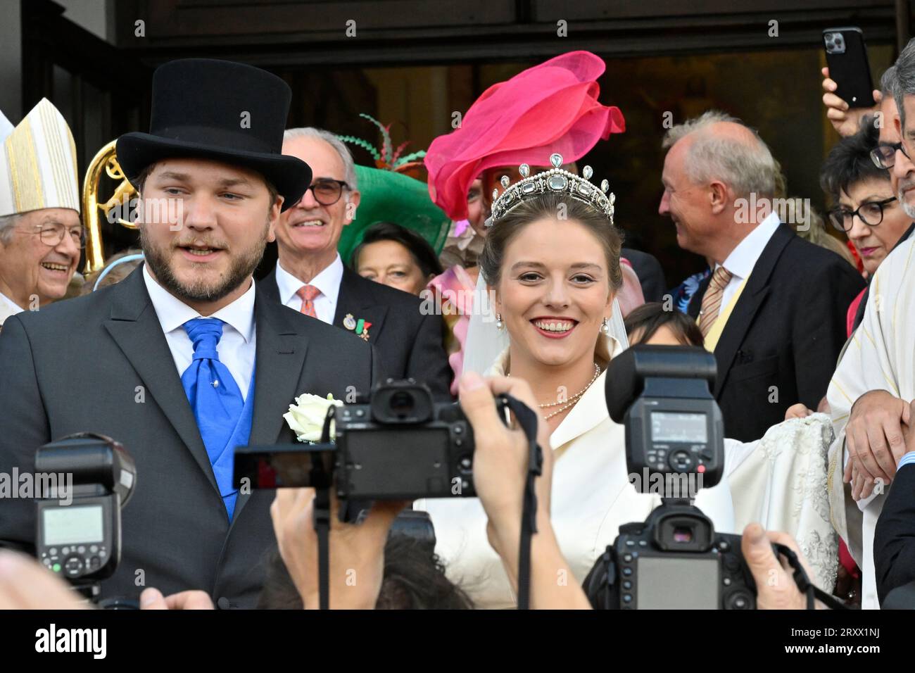 Maria Teresita Prinzessin von Sachsen und ihr Mann Graf Beryl Alexandre ...
