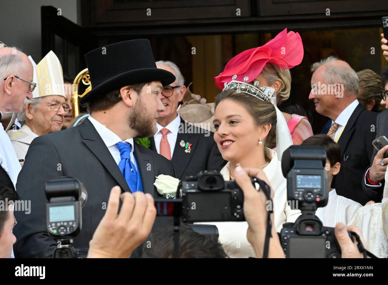 Maria Teresita Prinzessin von Sachsen und ihr Mann Graf Beryl Alexandre ...