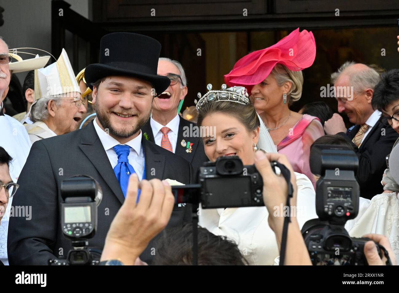 Maria Teresita Prinzessin von Sachsen und ihr Mann Graf Beryl Alexandre ...