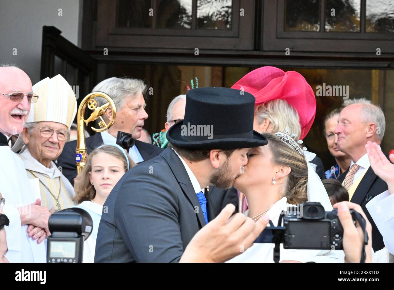 Maria Teresita Prinzessin von Sachsen und ihr Mann Graf Beryl Alexandre ...