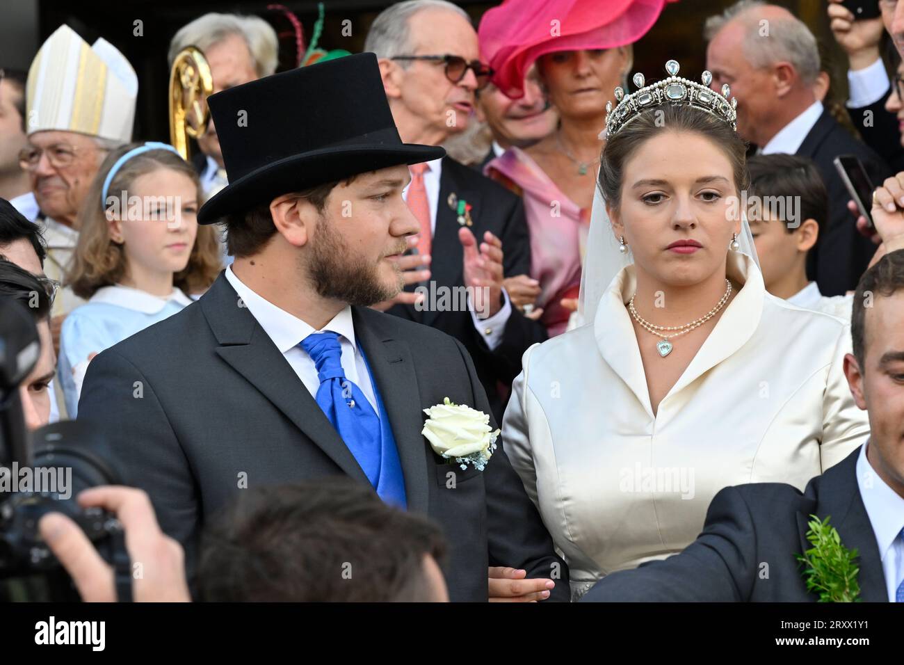 Maria Teresita Prinzessin von Sachsen und ihr Mann Graf Beryl Alexandre ...
