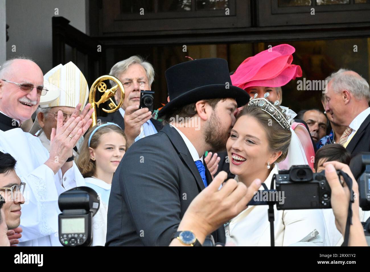 Maria Teresita Prinzessin von Sachsen und ihr Mann Graf Beryl Alexandre ...