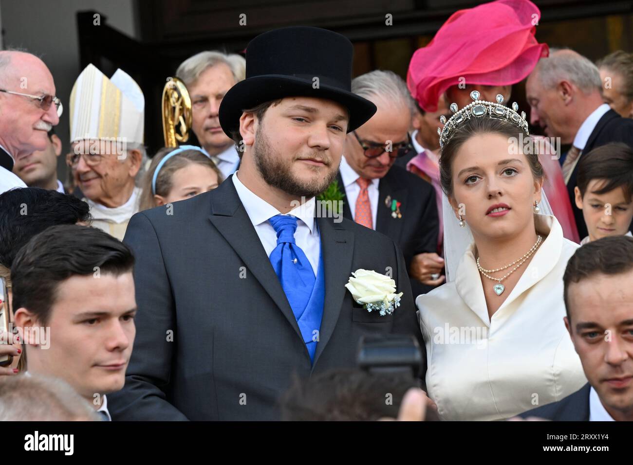 Maria Teresita Prinzessin von Sachsen und ihr Mann Graf Beryl Alexandre ...