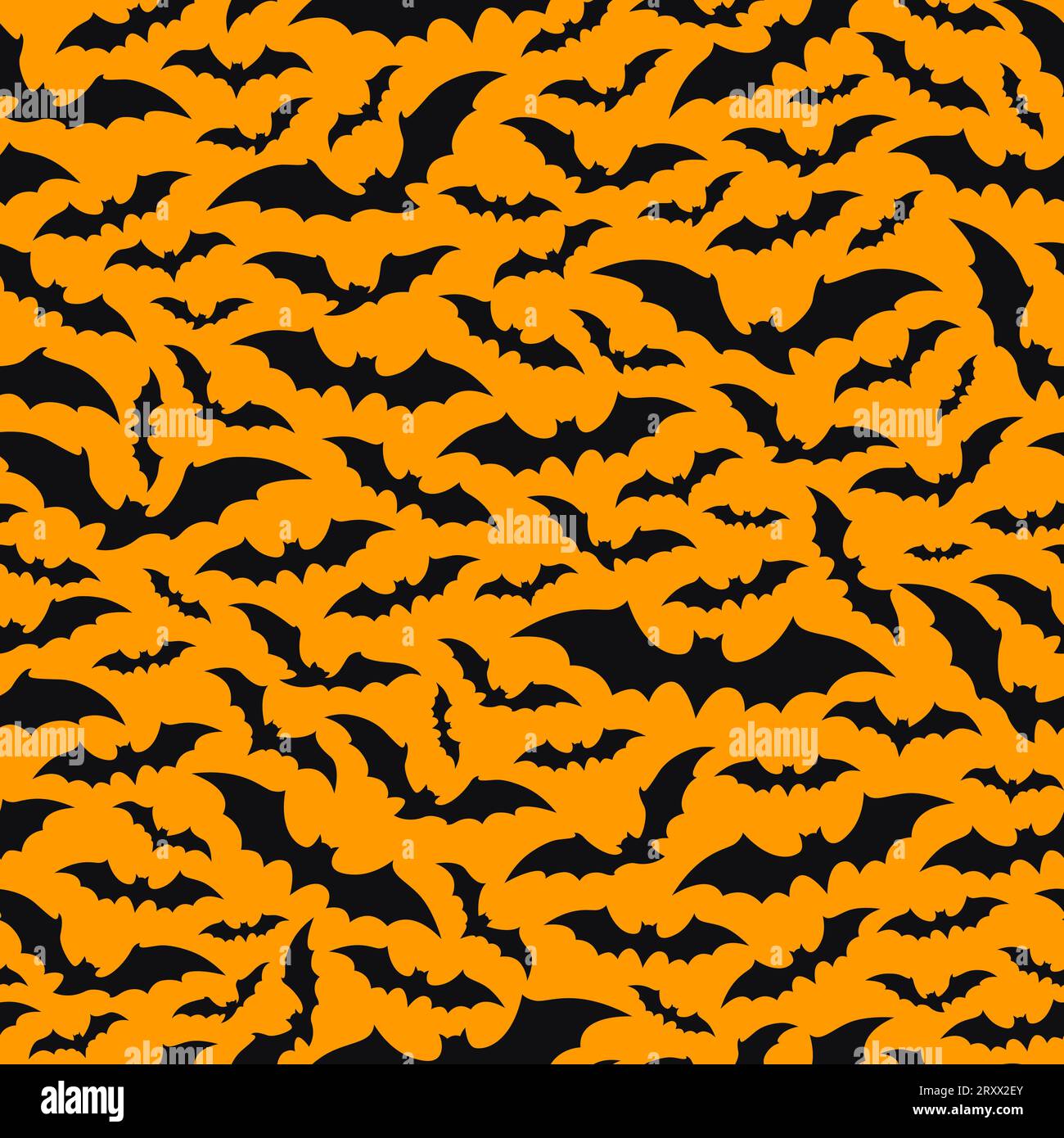 Halloween bats cloud seamless pattern background for horror night ...