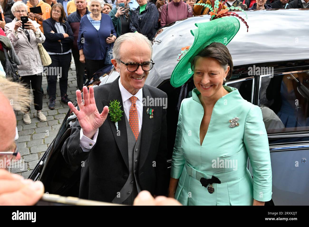 Alexander Prinz von Sachsen Herzog zu Sachsen und Gisela Prinzessin von ...