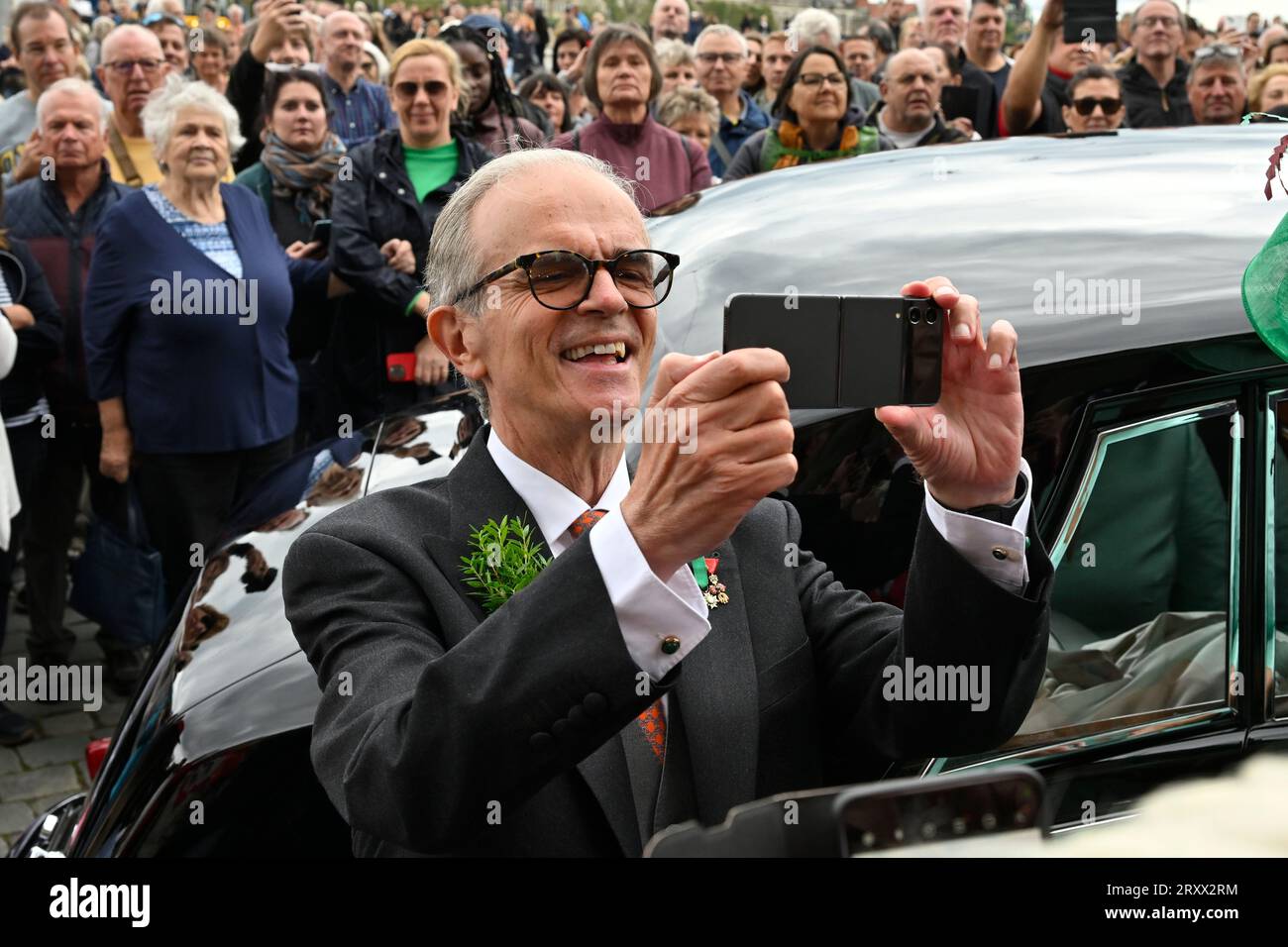 Alexander Prinz von Sachsen Herzog zu Sachsen bei der Ankunft zur ...