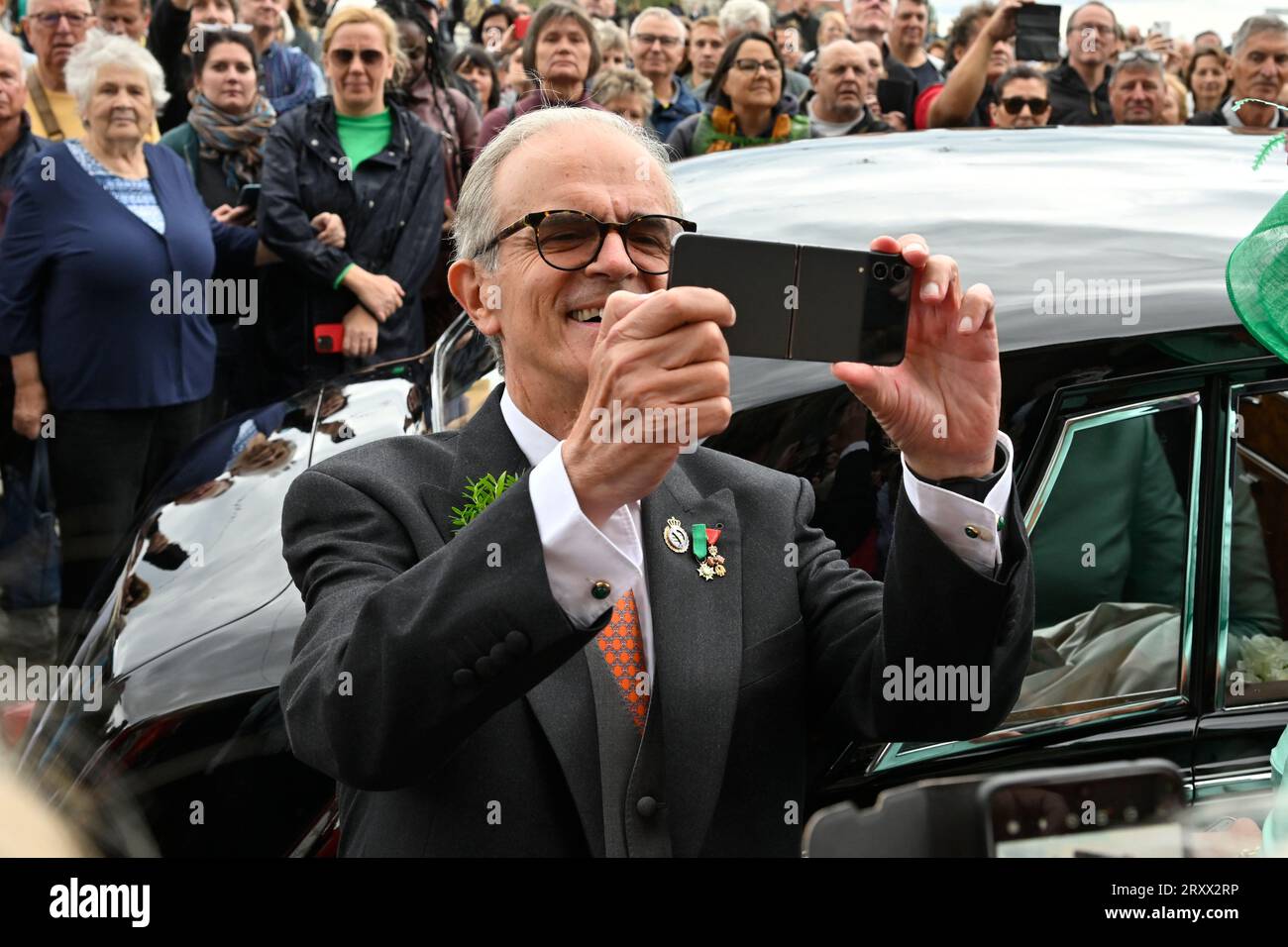 Alexander Prinz von Sachsen Herzog zu Sachsen bei der Ankunft zur ...