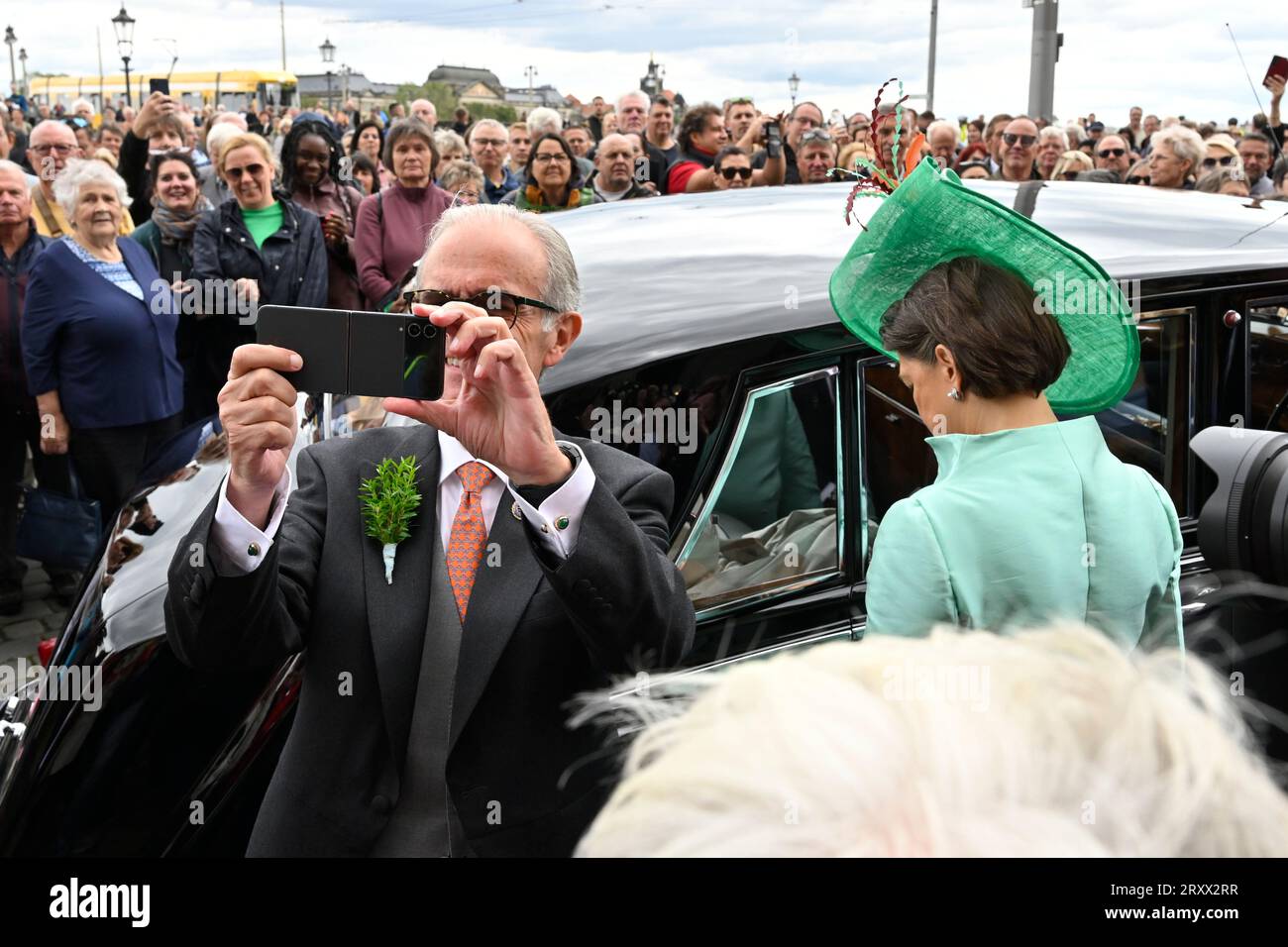 Alexander Prinz von Sachsen Herzog zu Sachsen bei der Ankunft zur ...