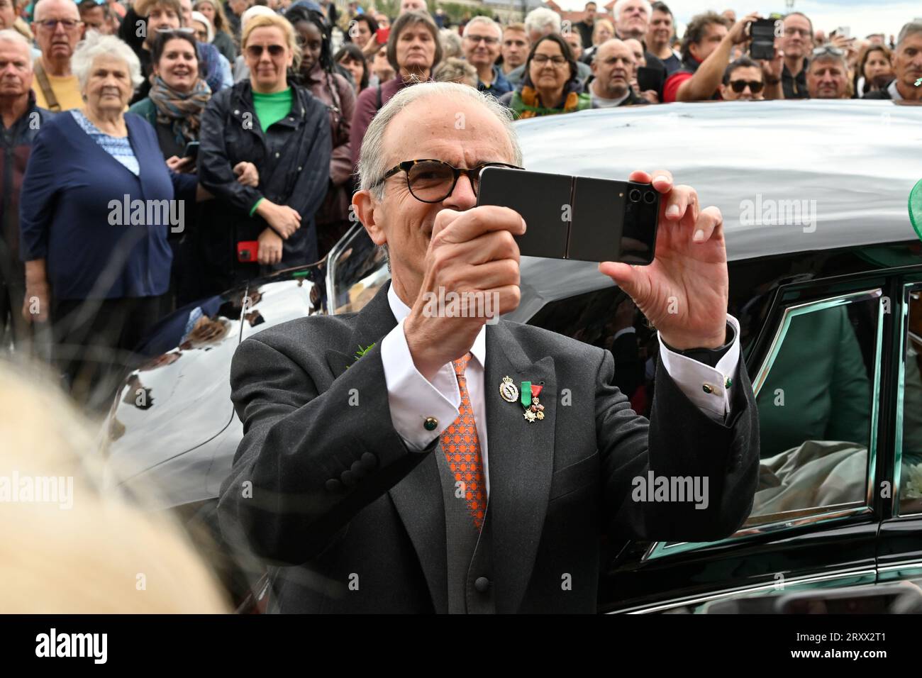 Alexander Prinz von Sachsen Herzog zu Sachsen bei der Ankunft zur ...