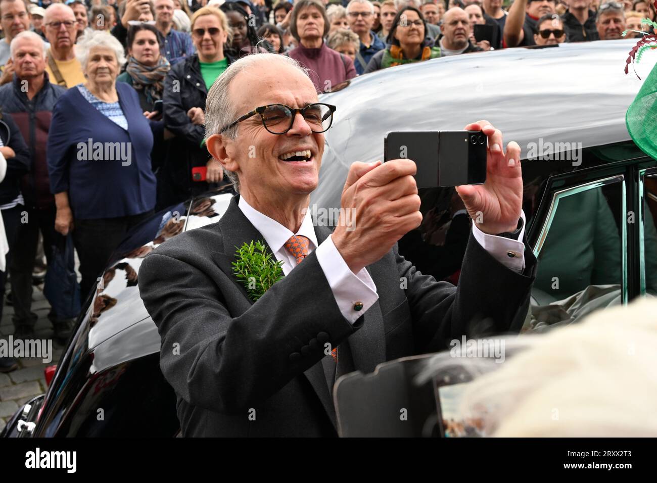 Alexander Prinz von Sachsen Herzog zu Sachsen bei der Ankunft zur ...