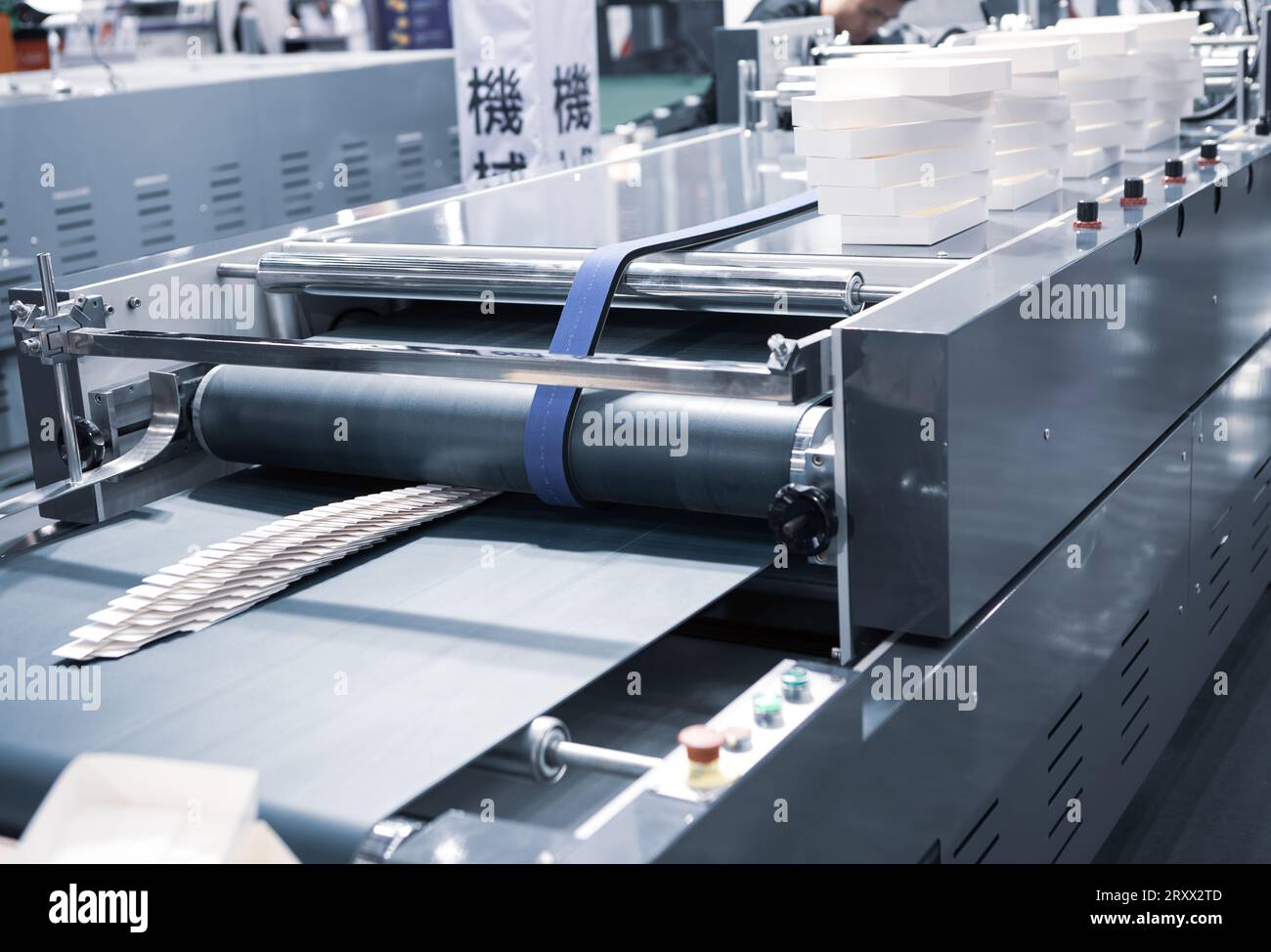 Production of automatic box folder gluer machine for box or carton ...