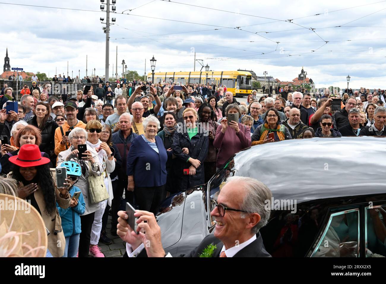 Alexander Prinz von Sachsen Herzog zu Sachsen bei der Ankunft zur ...
