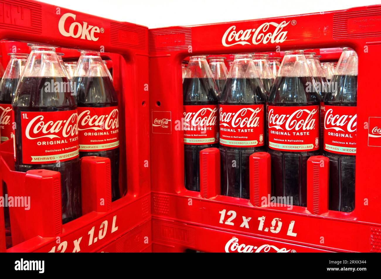 Coca Cola, Coke Original Taste im 12 Liter Mehrweg-Kasten *** Coca Cola ...