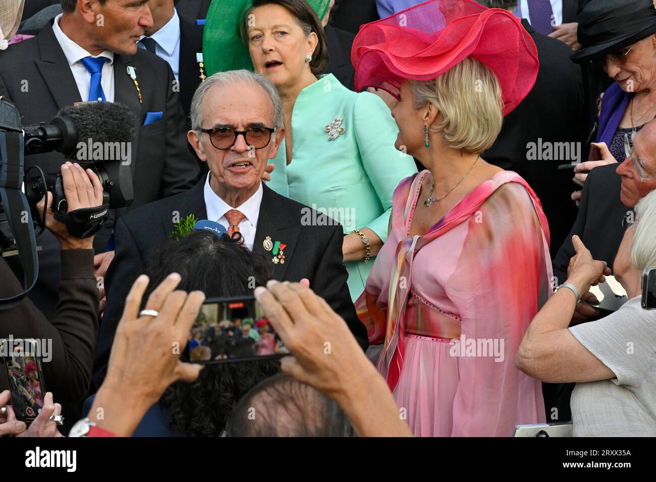 Alexander Prinz von Sachsen Herzog zu Sachsen und Ewa de Saporta nach ...