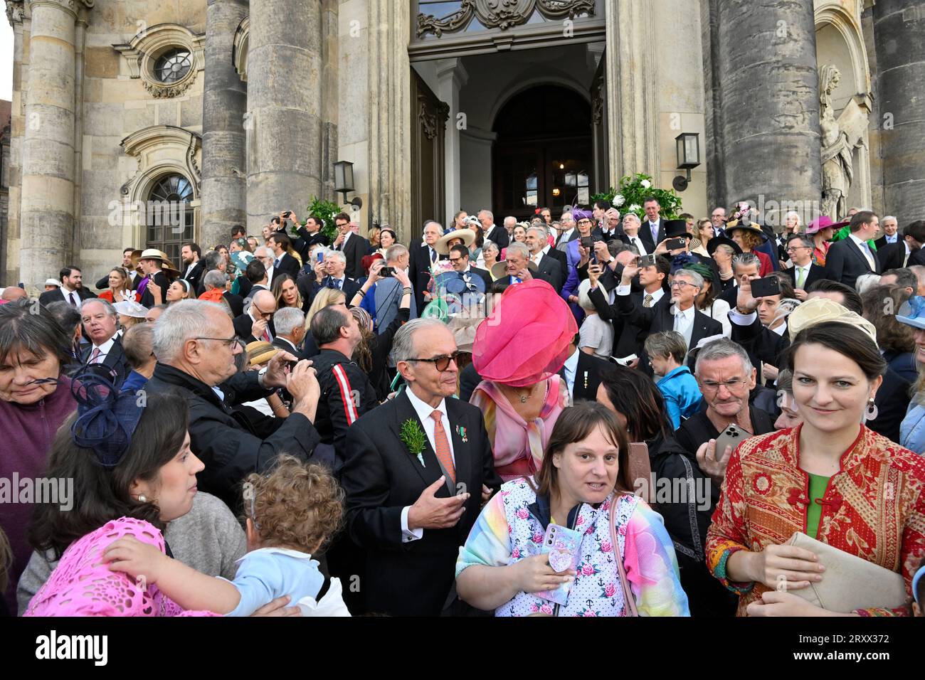 Alexander Prinz von Sachsen Herzog zu Sachsen und Ewa de Saporta nach ...