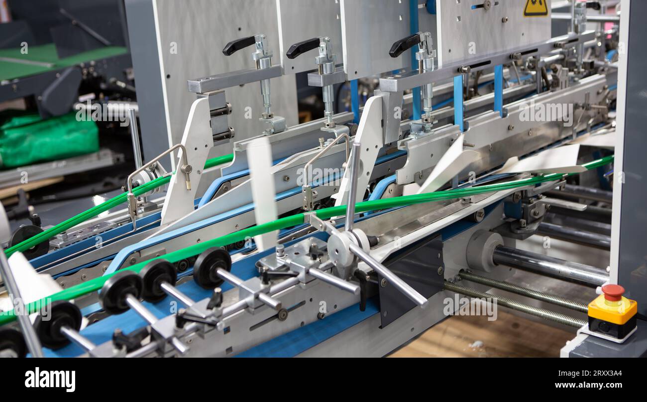 Production of automatic box folder gluer machine for box or carton ...