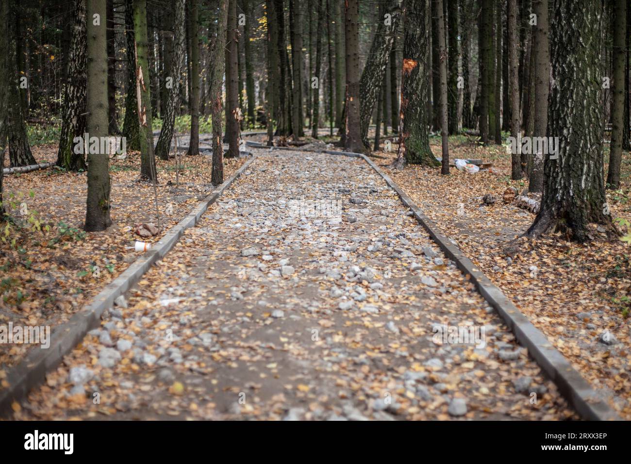 Construction site in blurred urban hi-res stock photography and images ...