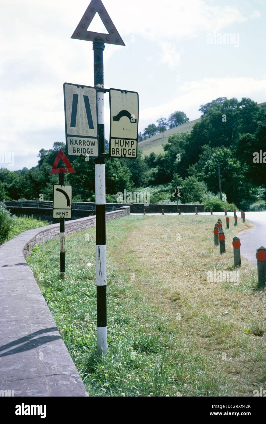 1960s wales road signs hi-res stock photography and images - Alamy