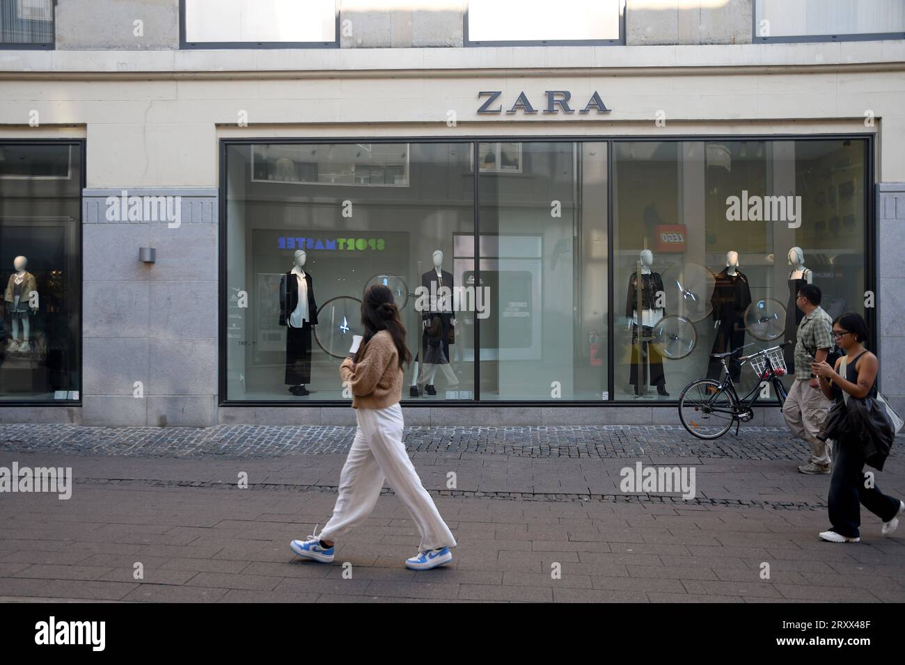 27 September. 2023/.Spanish retails Zara store in danish capital ...