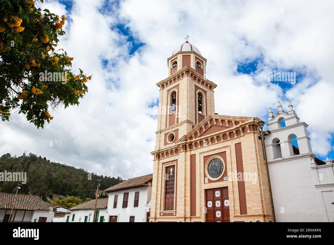 HIstorical Parish Temple of the Divine Savior built on 1678 at the ...