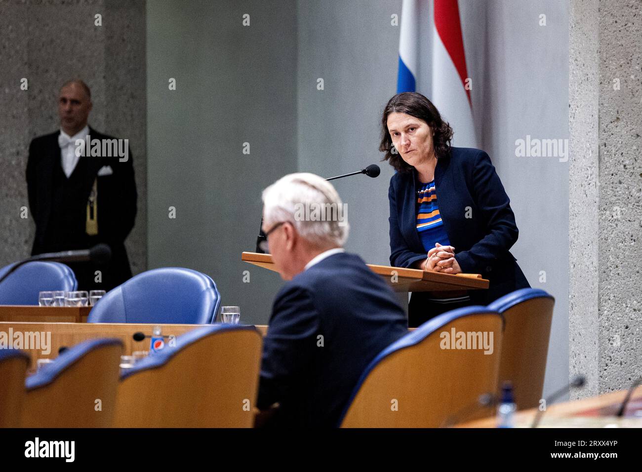 THE HAGUE - Kati Piri (Pvda) during a suspension of the debate in the ...