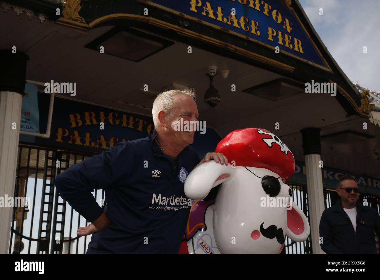 Brighton, UK. 27/September/2023 Norman Cook and Shaun the Sheep ...