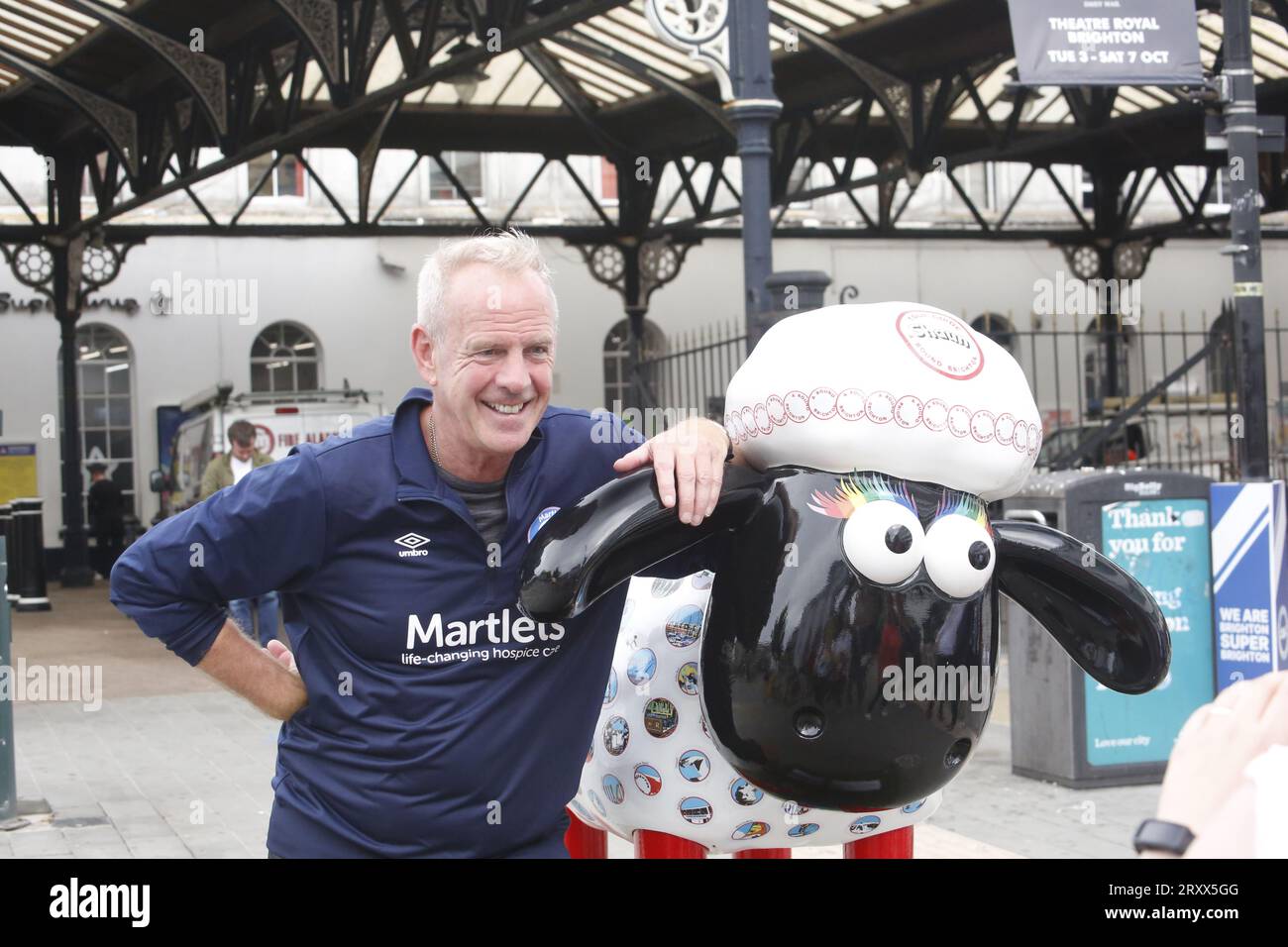 Brighton, UK. 27/September/2023 Norman Cook and Shaun the Sheep ...