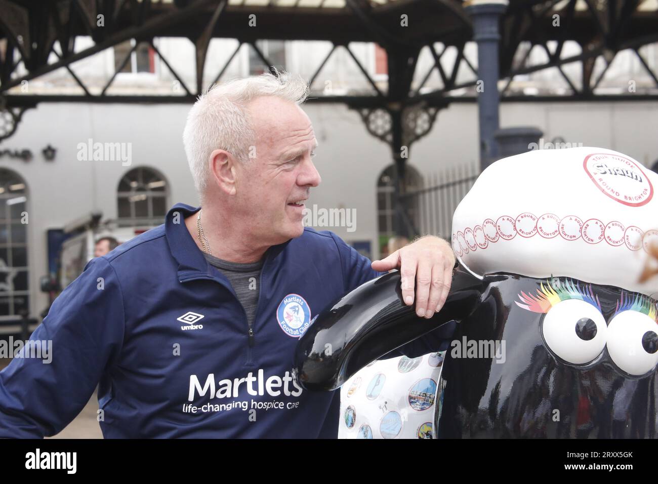 Brighton, UK. 27/September/2023 Norman Cook and Shaun the Sheep ...
