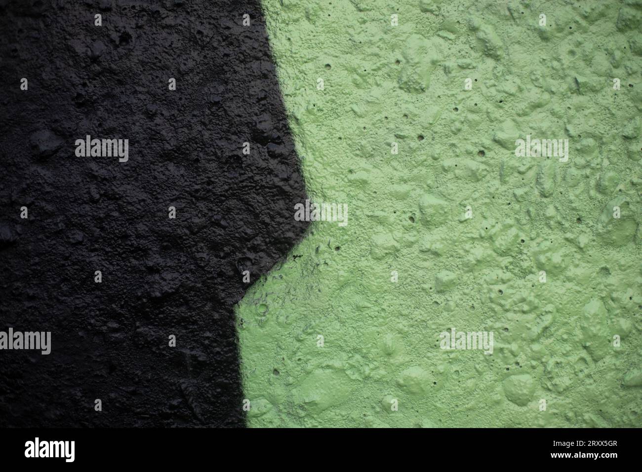 Fragment of graffiti. Trace of spray paint on wall. Spray paint ...