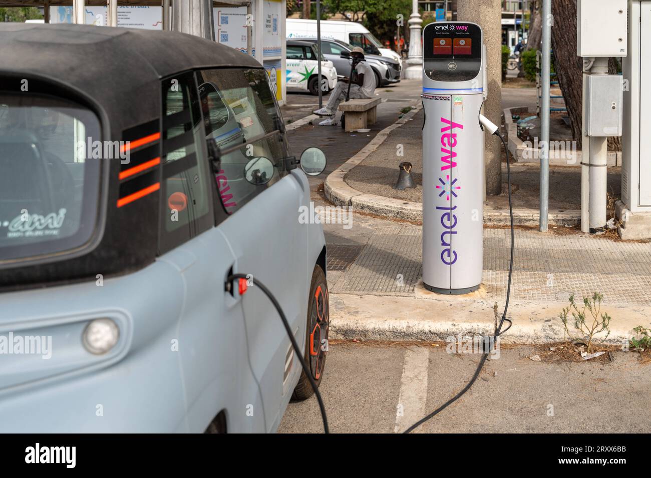 Enel x charging hi-res stock photography and images - Alamy