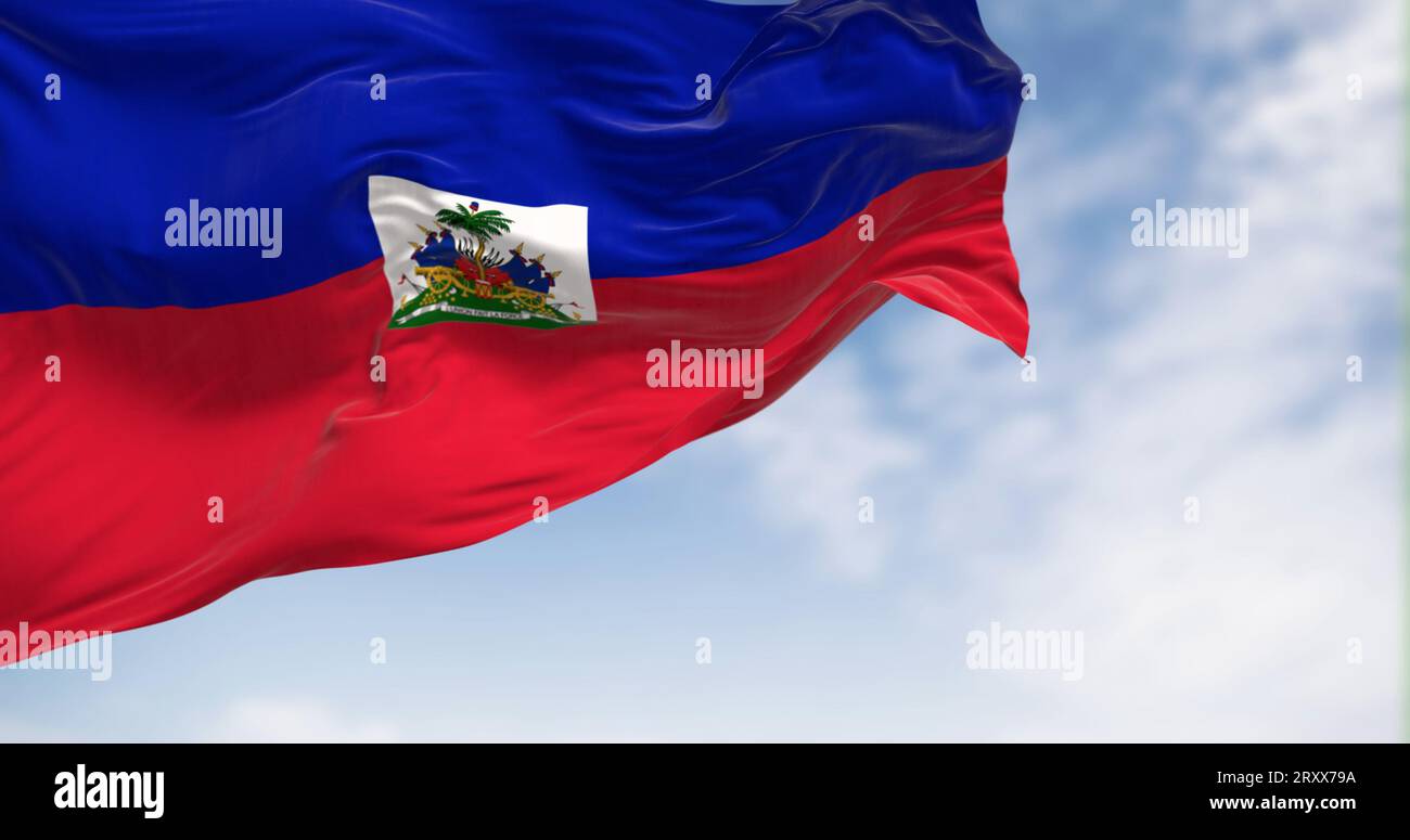 Haitian flag hi-res stock photography and images - Alamy