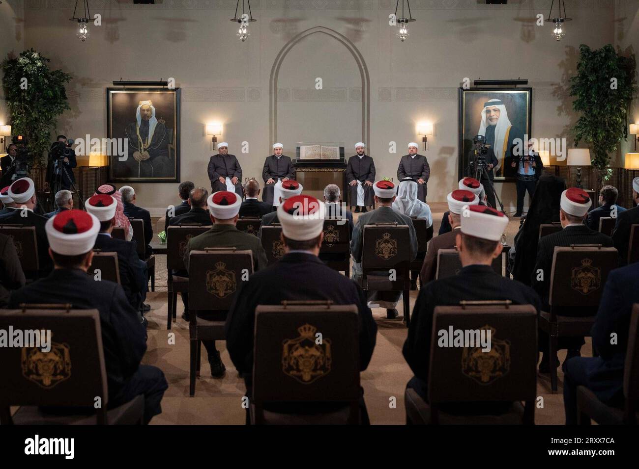 Jordan s King Abdullah II attends attends a ceremony marking the ...