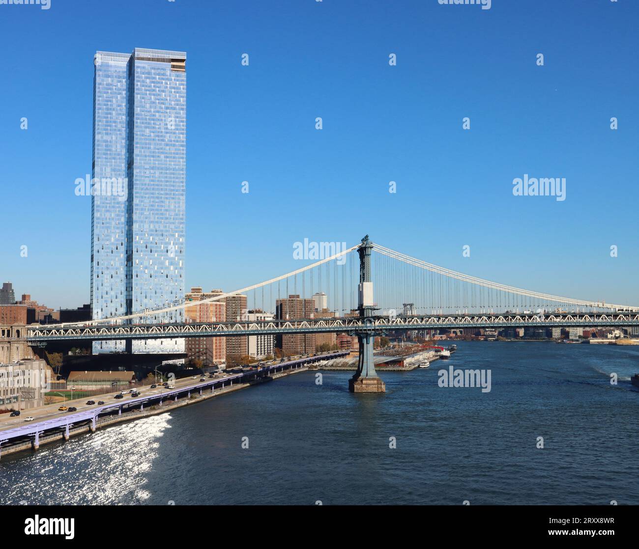 Manhattan bridge apartment buildings new hi-res stock photography and ...