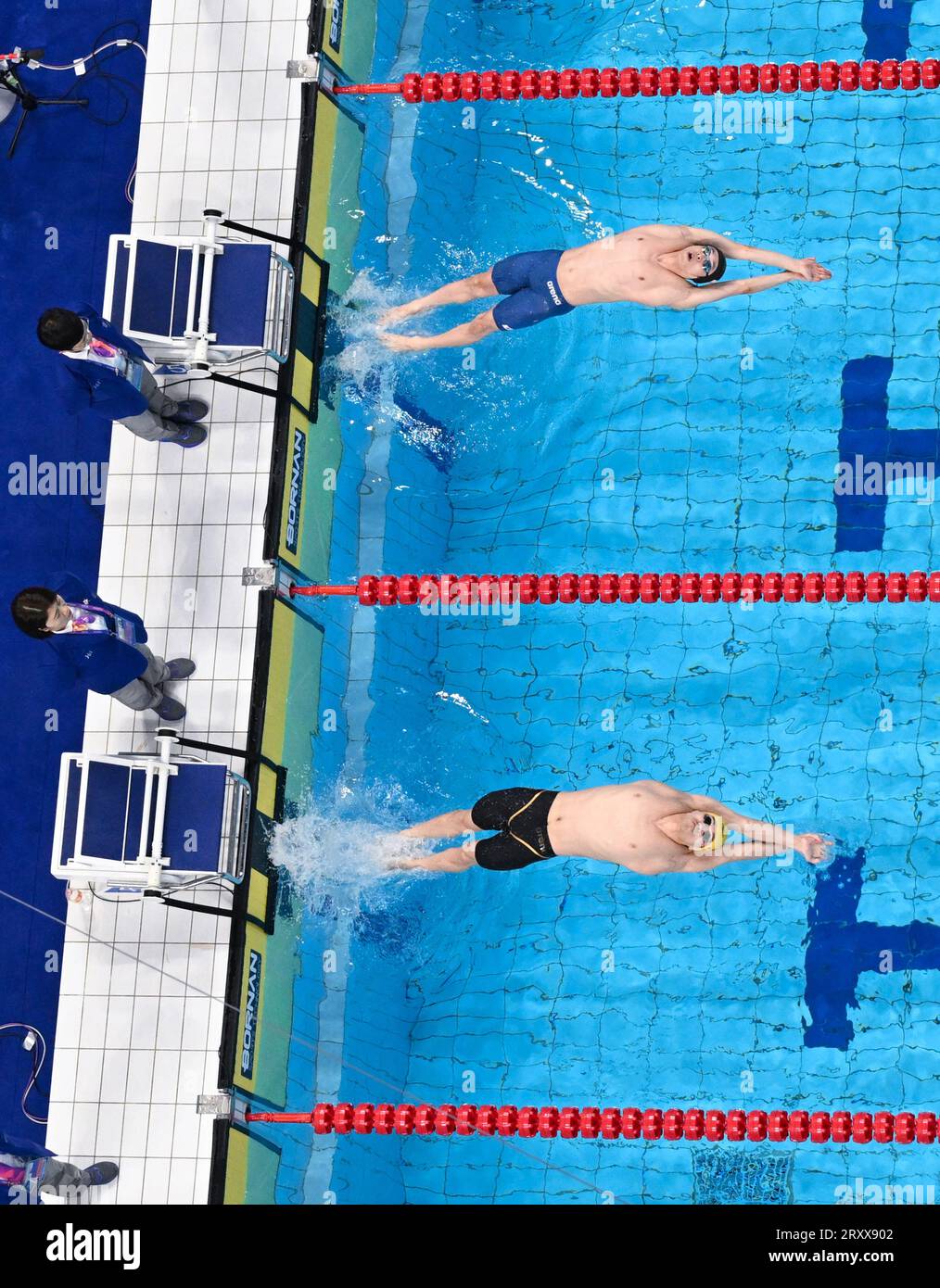 Mixed 4x100m medley relay hi-res stock photography and images - Alamy