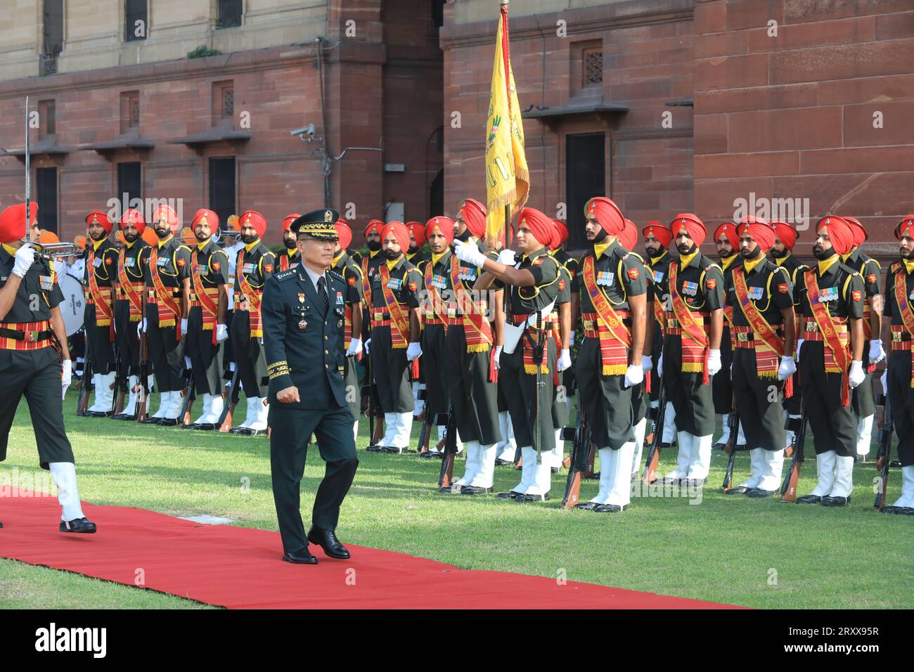 Chief of Staff of the Republic of Korea Army General Park, Jeong Hwan ...