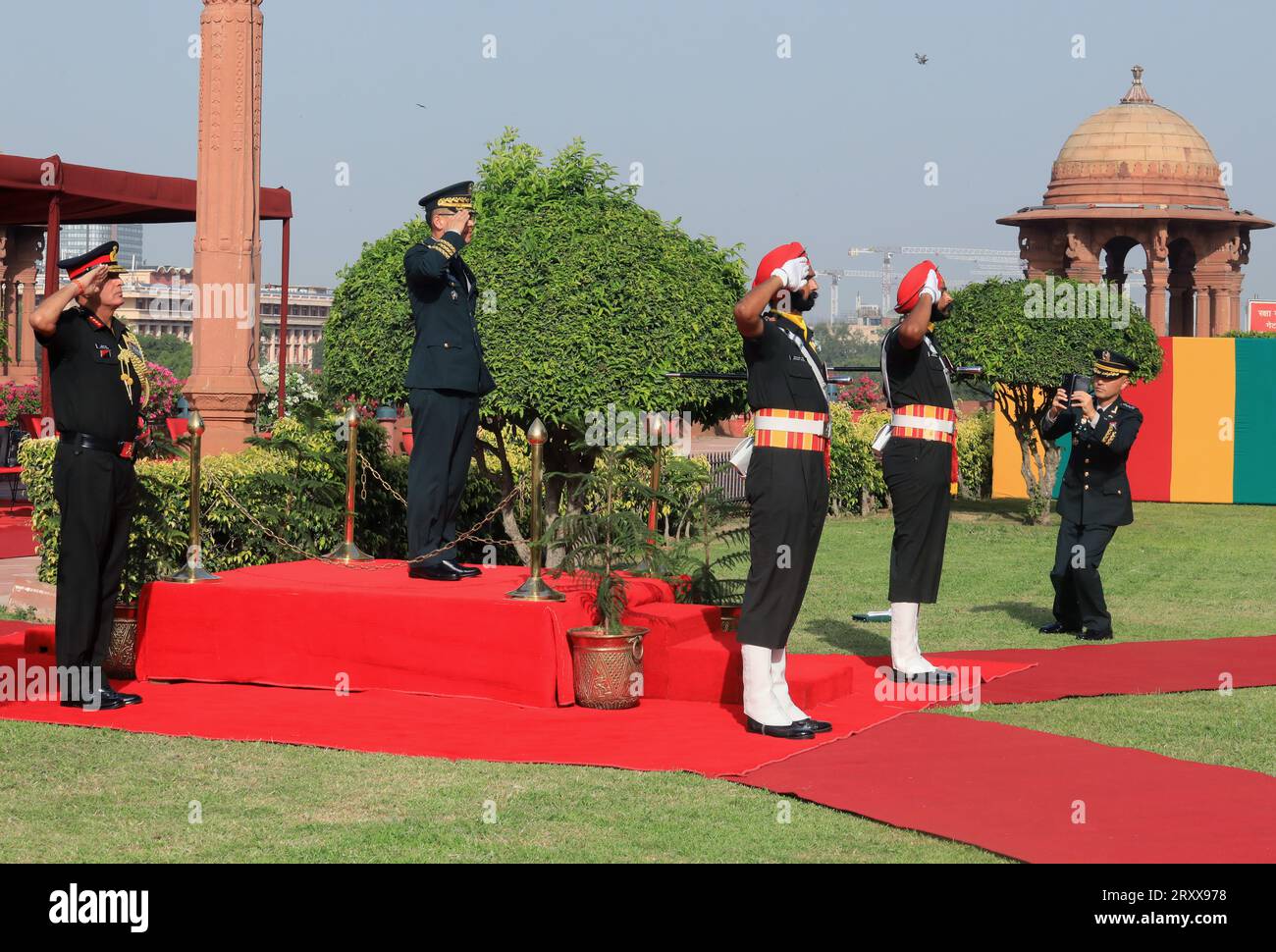 Chief of Staff of the Republic of Korea Army General Park, Jeong Hwan ...