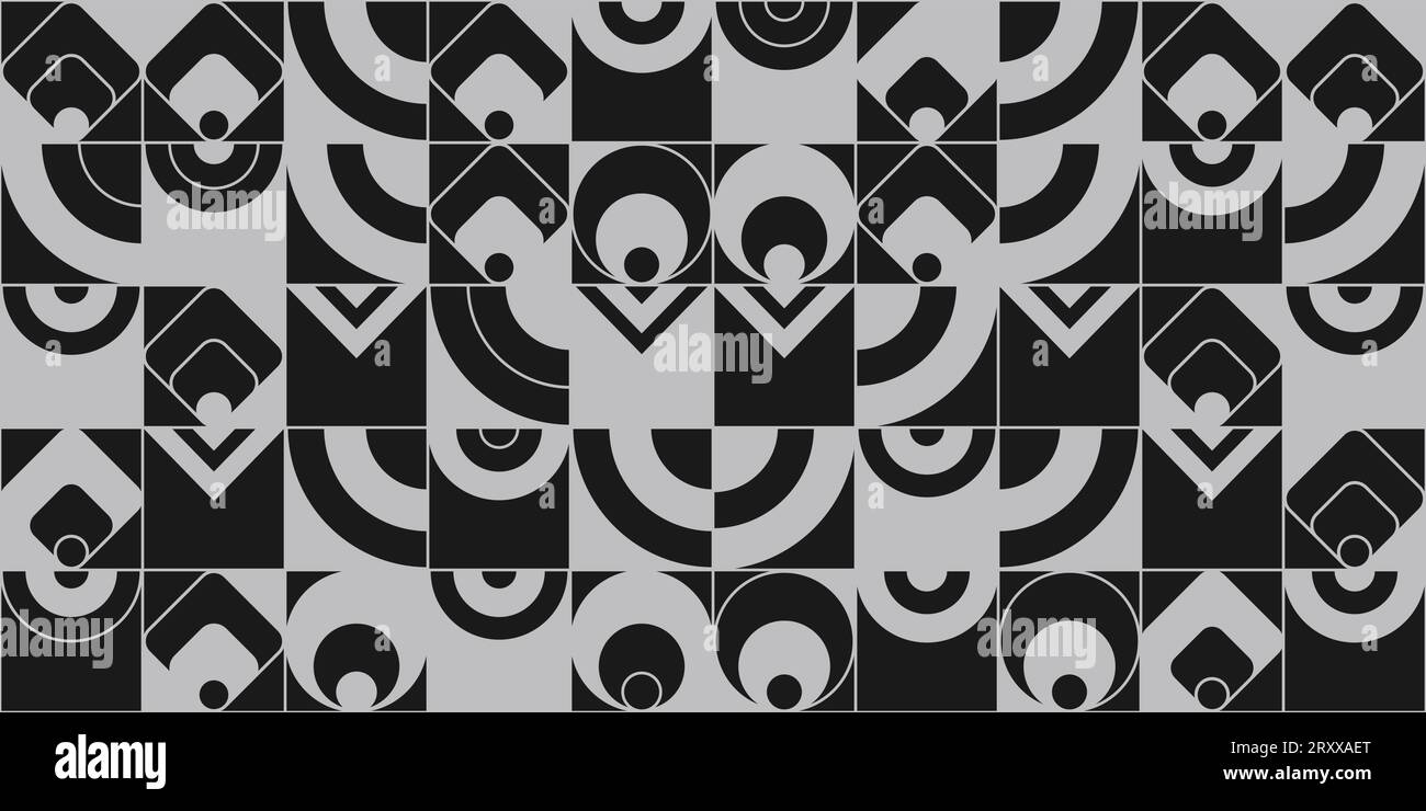 Abstract Geometric Pattern Of Arbitrary Shapes Seamless Design