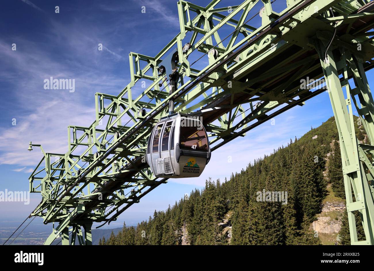Wallberg,Bayern, Deutschland 27. September 2023: Hier der Blick auf ...